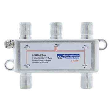 Splitters and Taps - Matchmaster Digital TV Antenna